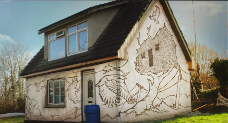 AMAZING – Graffiti on a house | STREET ART UTOPIA