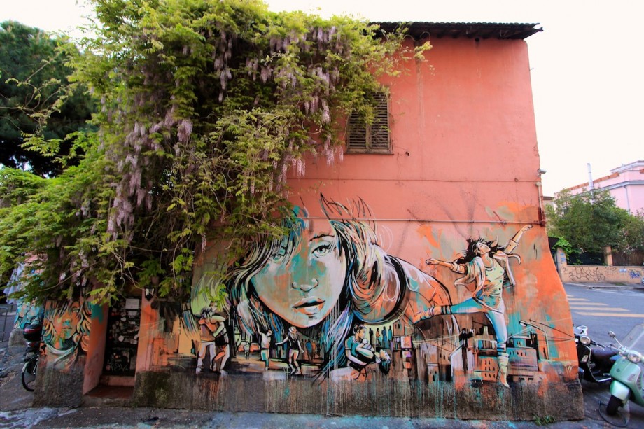 Street Art by Alice in Rome, Italy | STREET ART UTOPIA