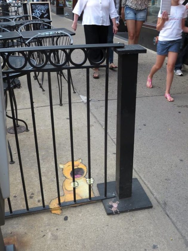 Chalk Art by David Zinn (11 photos) – A Collection 2 | STREET ART UTOPIA