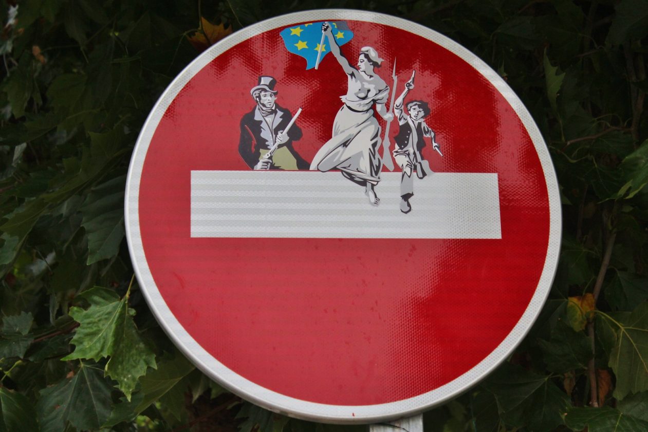 Street (sign) Artist CLET – In Paris and Bretagne, France (9 photos ...