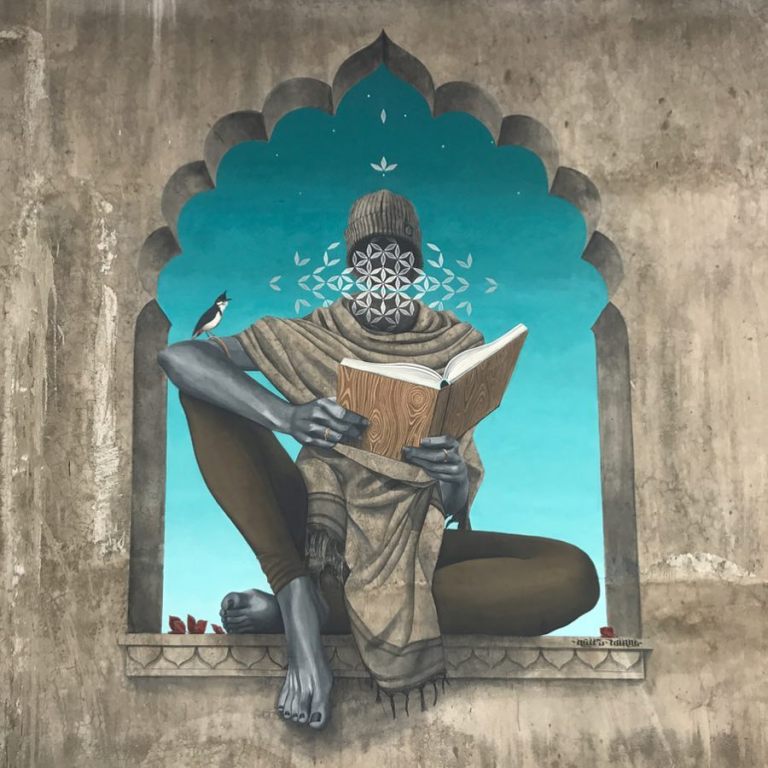 Street Art by Miles Toland in Lucknow, India | STREET ART UTOPIA