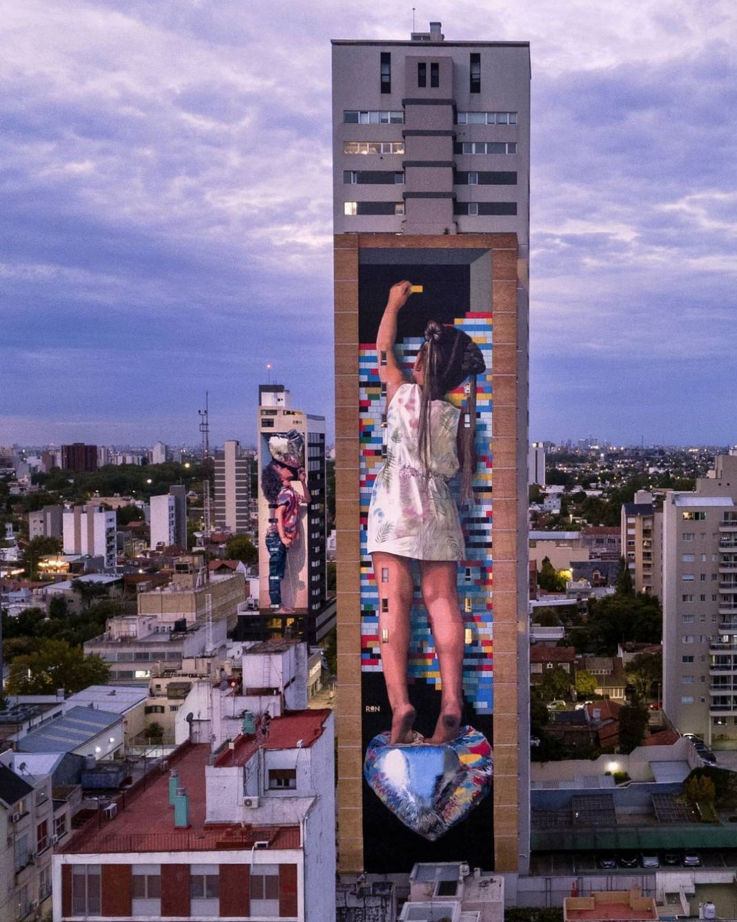 Argentinas highest mural by Martin Ron | STREET ART UTOPIA