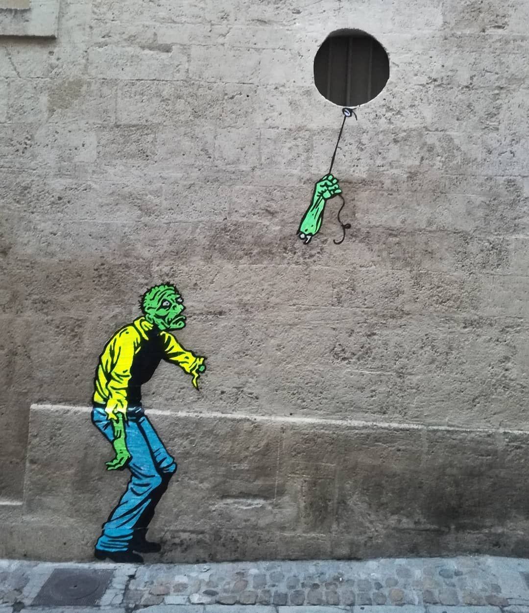 Balloon zombie weakness by EFIX | STREET ART UTOPIA