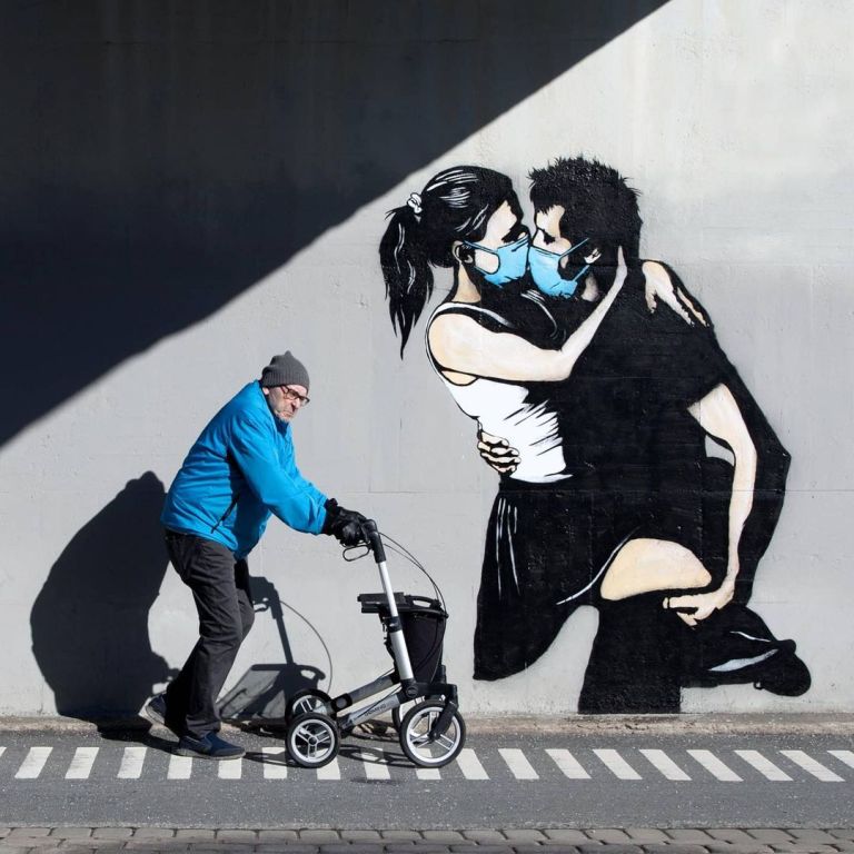 The Lovers – Street Art by Pøbel in Bryne, Norway (3 photos) | STREET ...