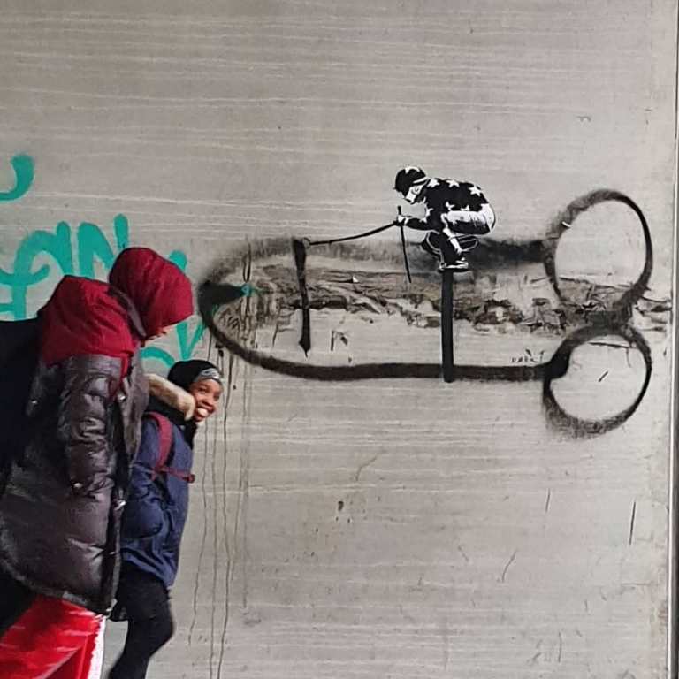 By Pøbel in collaboration with unknown local artist | STREET ART UTOPIA