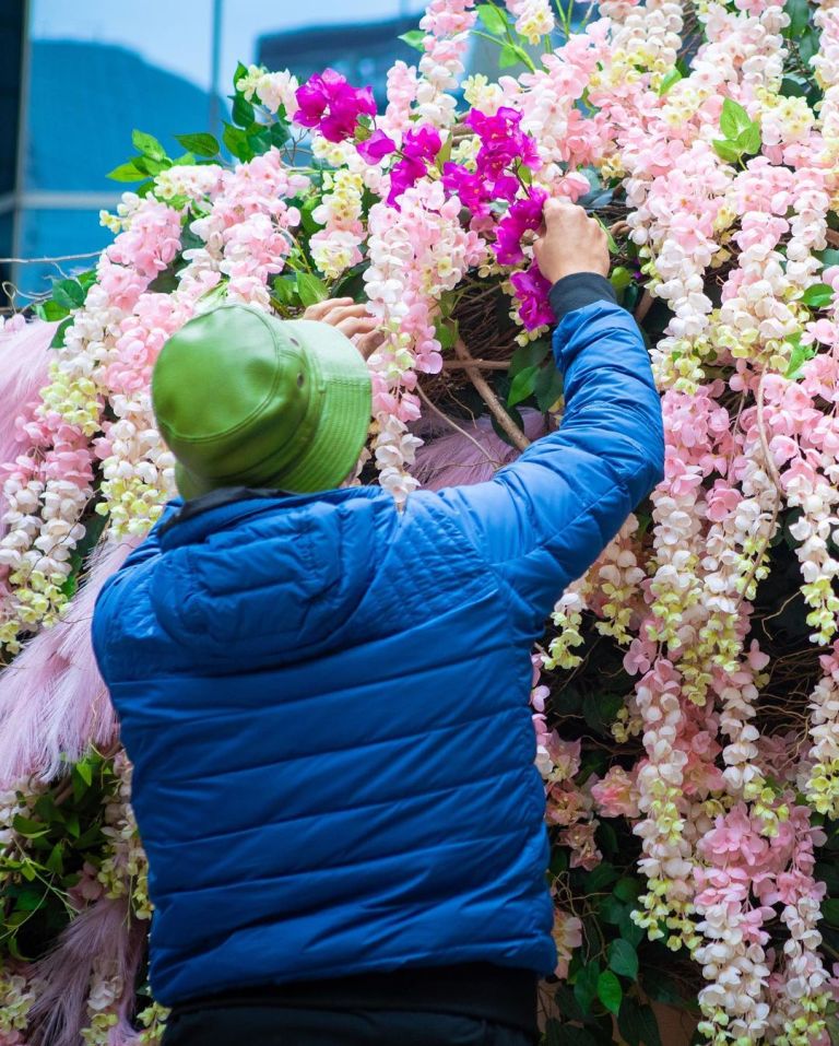 Flower mural by OGMillie and Floratorium in New York (5 photos ...