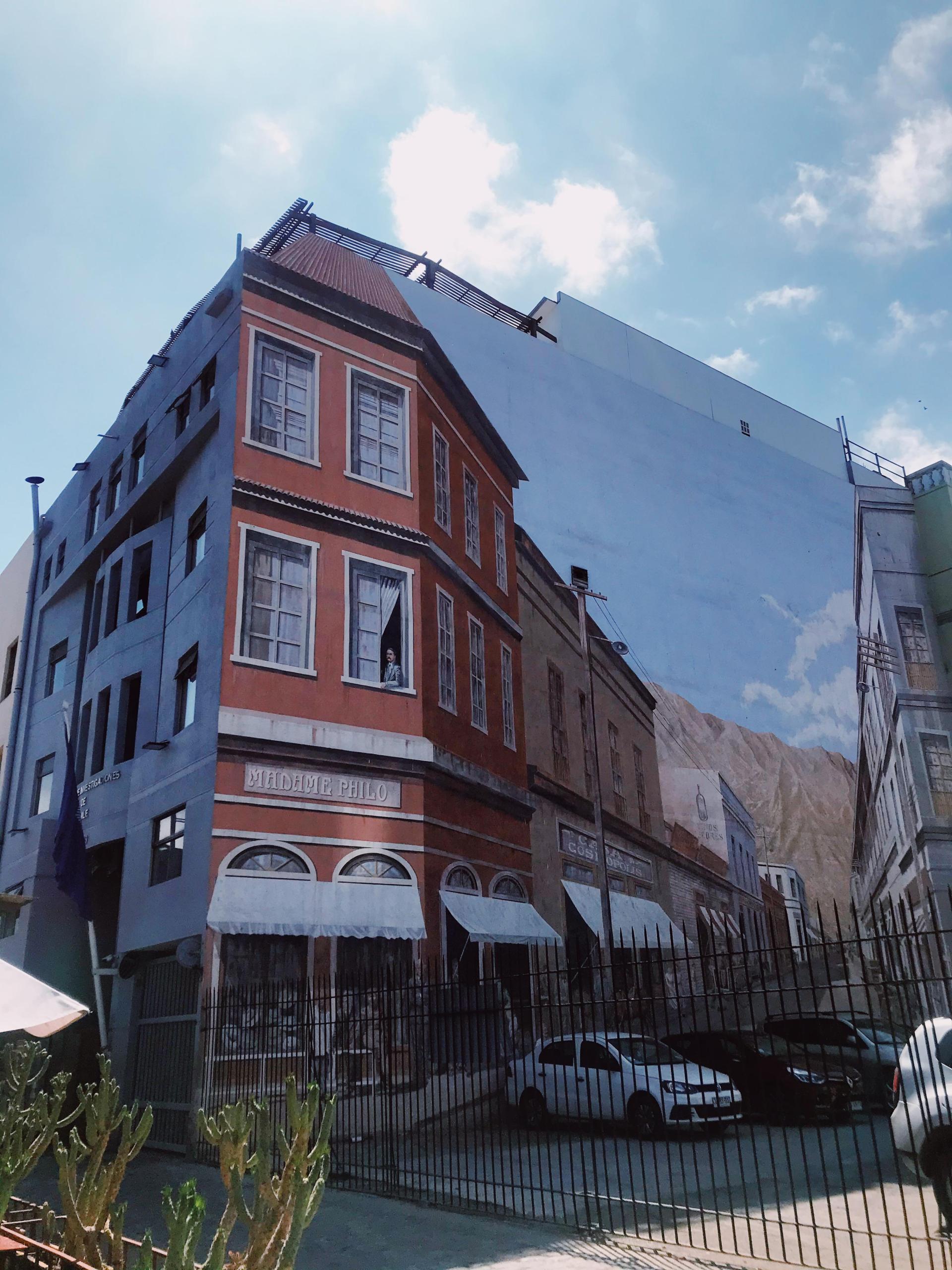1900 street scene mural in northern Chile | STREET ART UTOPIA