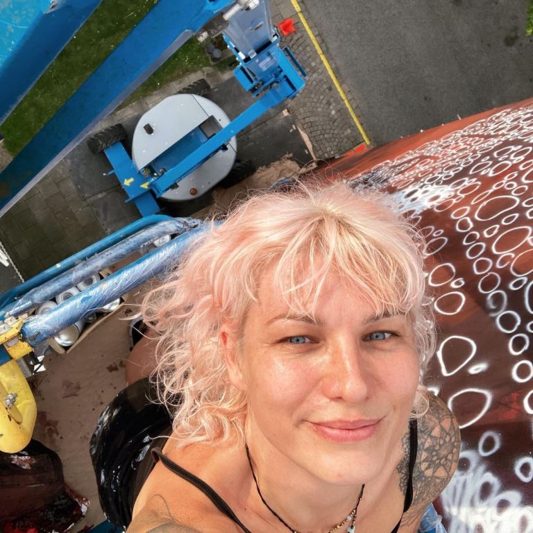 7 pics: Graceful lace pattern by NeSpoon in Malmö, Sweden | STREET ART ...