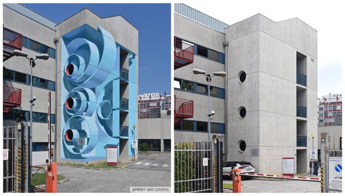 Anamorphic mural by Peeta in Padova, Italy | STREET ART UTOPIA
