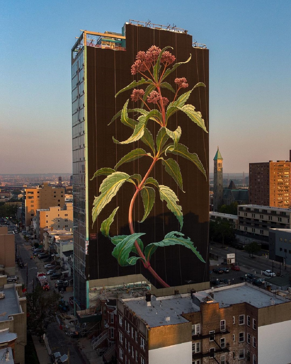 Rewilding urbanity with botanical mural (NY, USA) | STREET ART UTOPIA