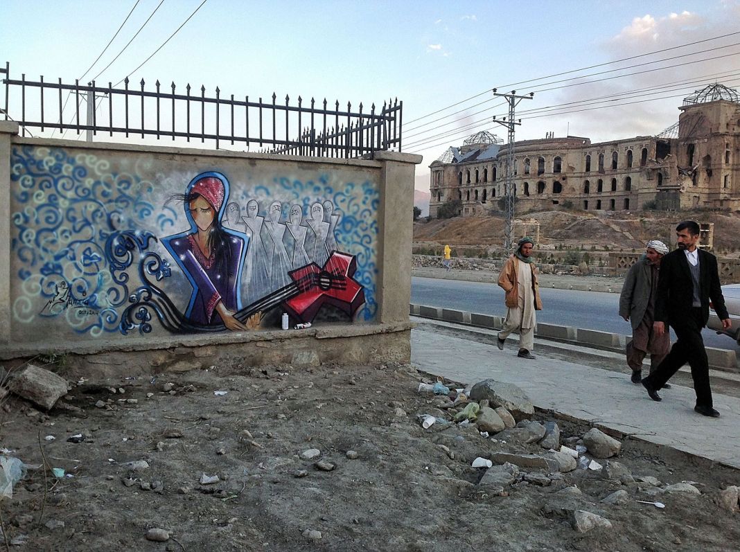 Shamsia Hassani, fine arts lecturer and first known female graffiti ...