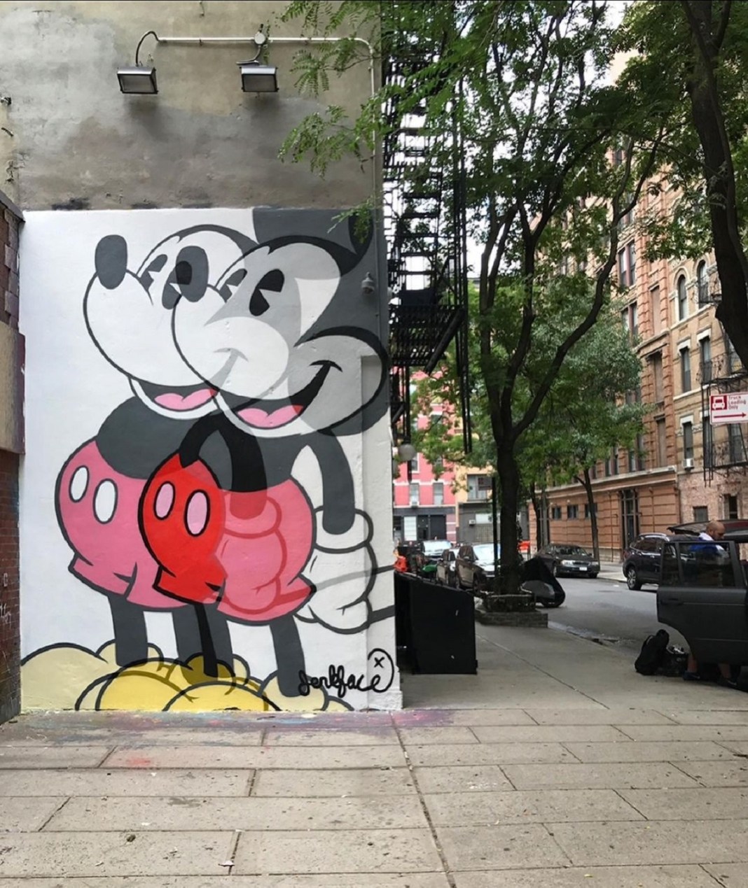 Double Mickey Mouse in New York | STREET ART UTOPIA