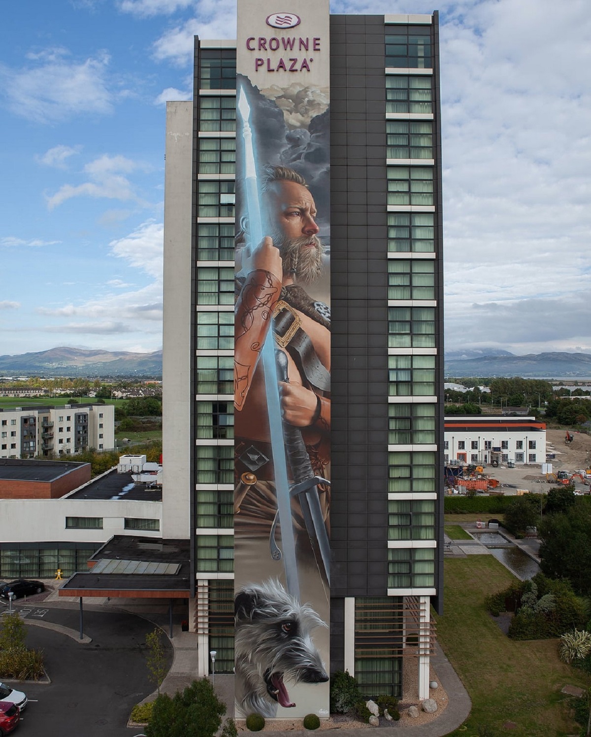 Irelands tallest mural, reaching a whopping 135ft from top to bottom ...
