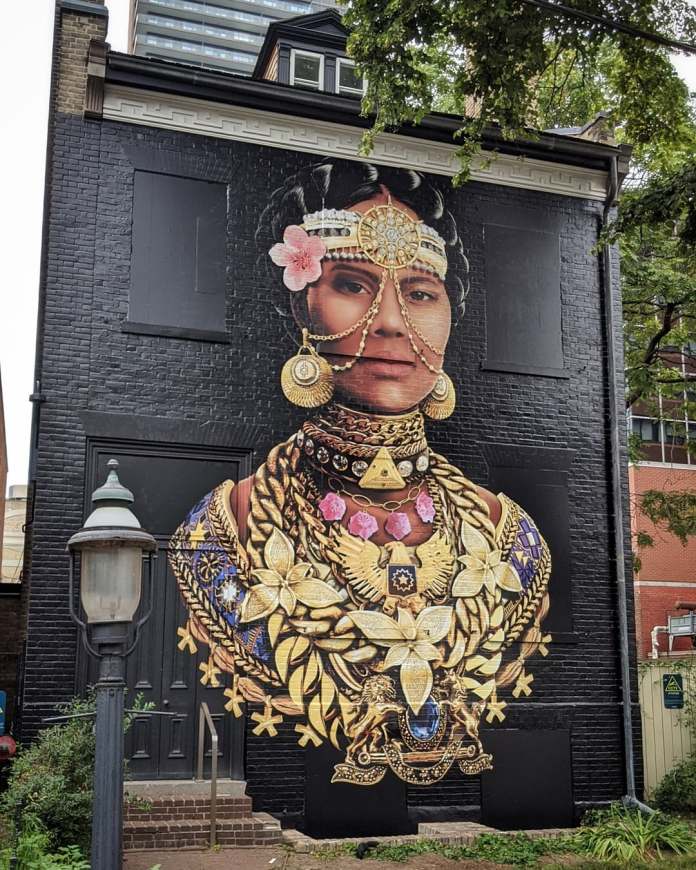 Mural of Mary Ann Shadd, the first black woman to publish a newspaper ...