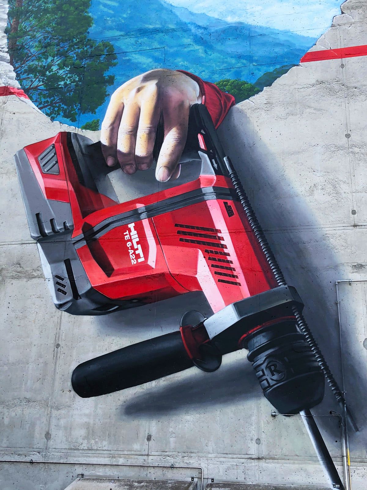 Break through - mural by REDL in Liechtenstein (video and photos ...