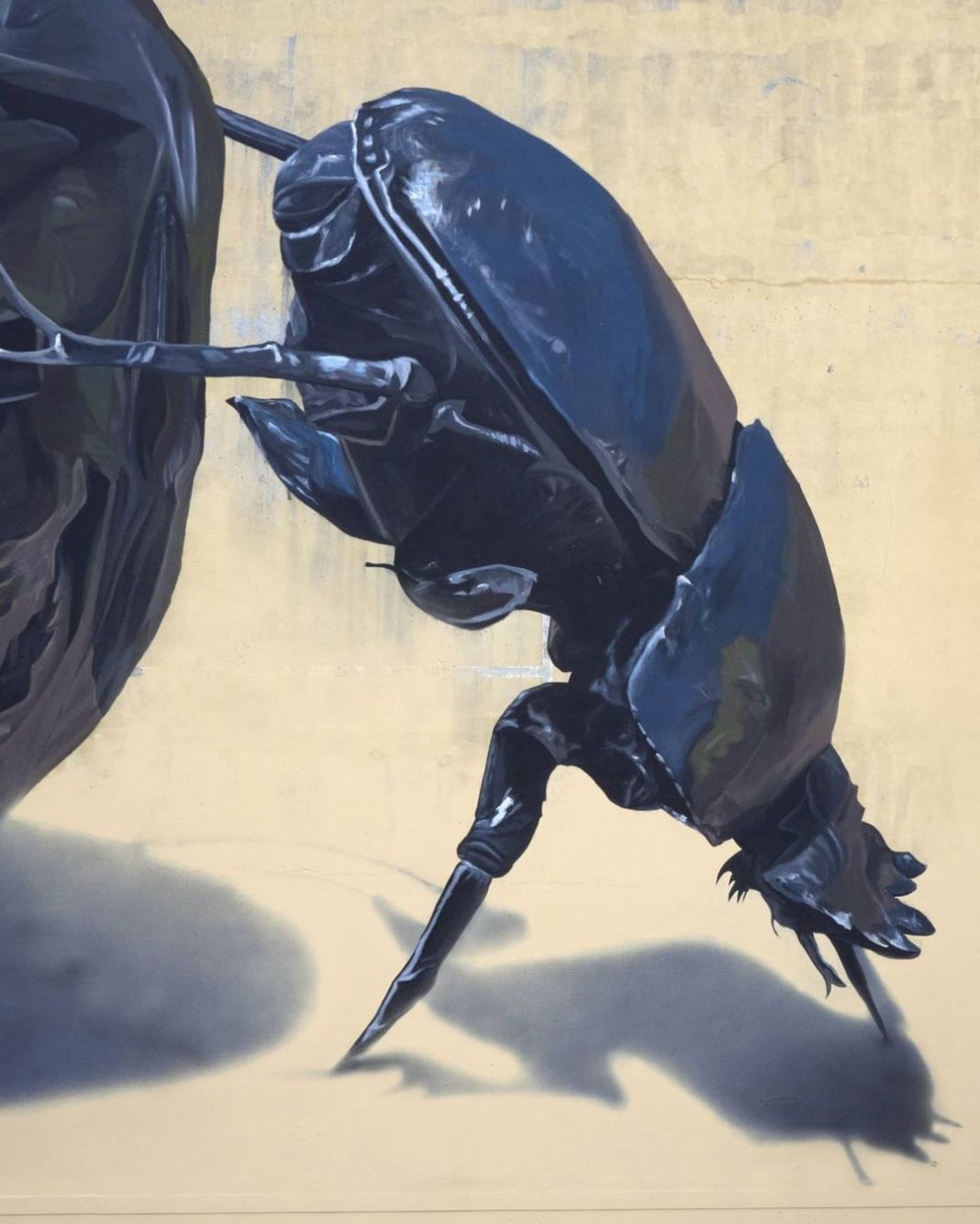 Dung Beetle – Mural on waste recycling | STREET ART UTOPIA