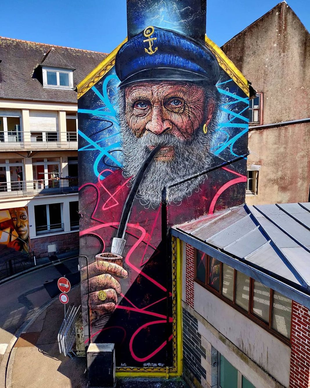 Mural by RAST in Morlaix, France (6 photos) | STREET ART UTOPIA