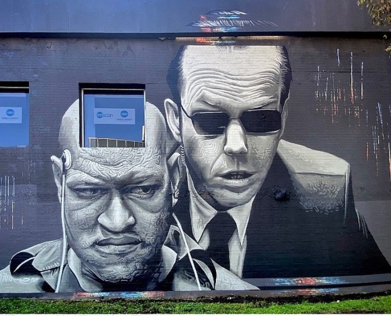 Can you hear me Morpheus? | STREET ART UTOPIA