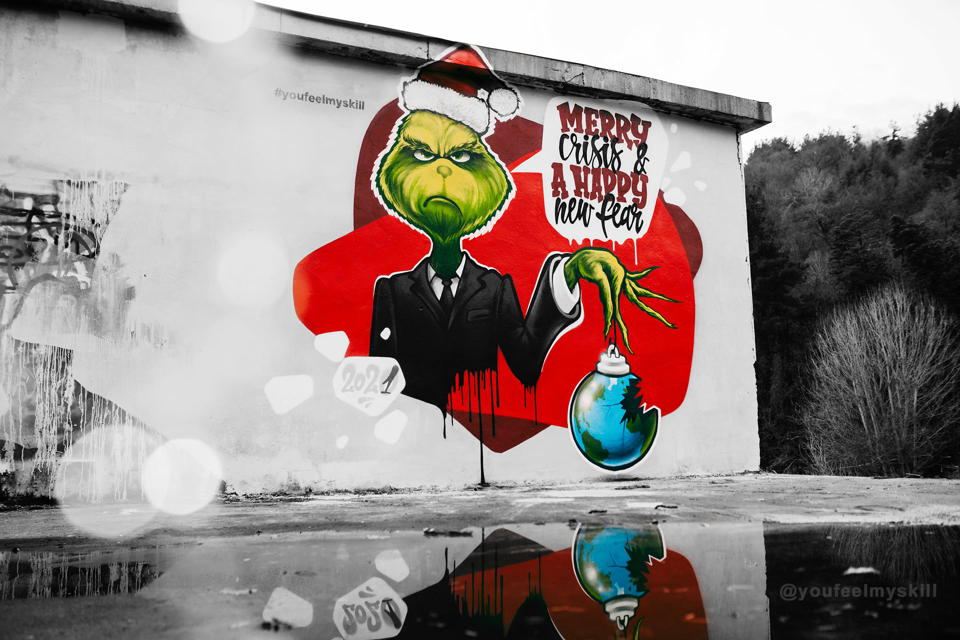 9 pics: Merry Crisis and Happy New Fear (2) | STREET ART UTOPIA