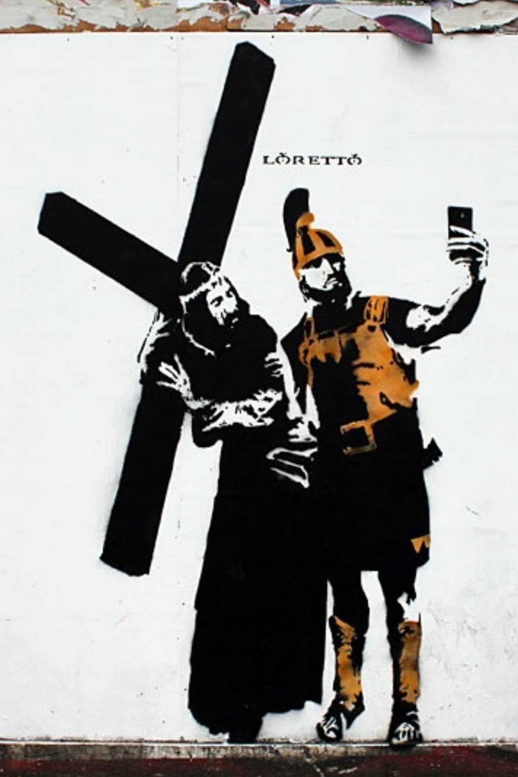 Selfie with Jesus | STREET ART UTOPIA