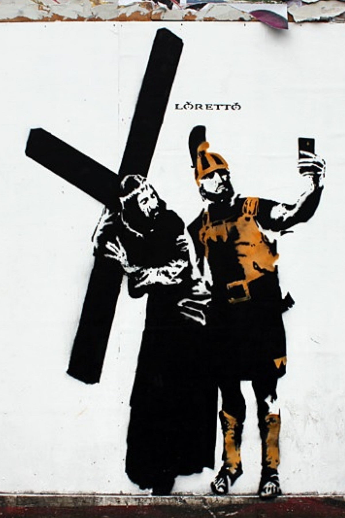 Selfie with Jesus | STREET ART UTOPIA