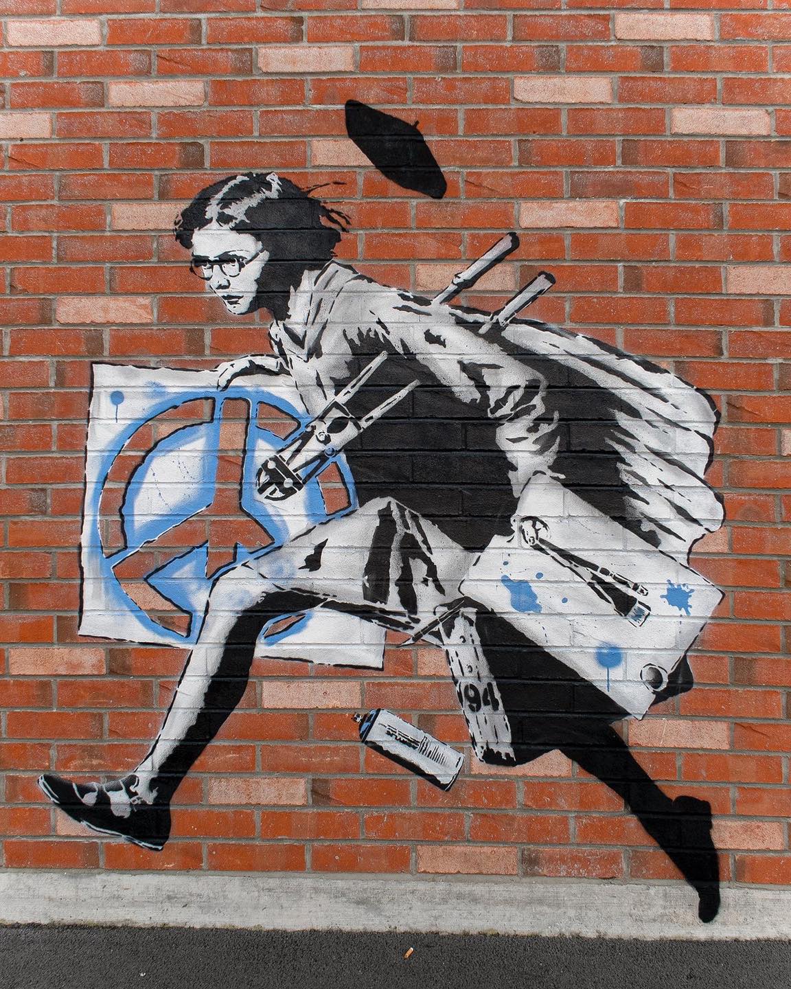 Spreading Peace in Roubaix, France - STREET ART UTOPIA