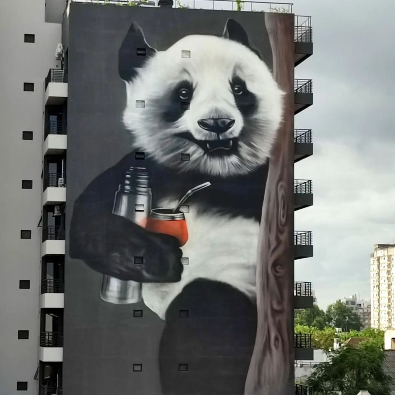 4 pics: PANDA PANDEMIAL – by Alfredo Segatori in Buenos Aires ...