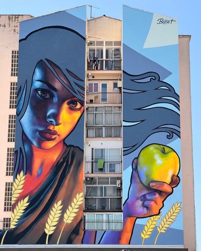 Mural by ALBERT BONET and ENRIC CASADÓ in Lleida, Spain | STREET ART UTOPIA