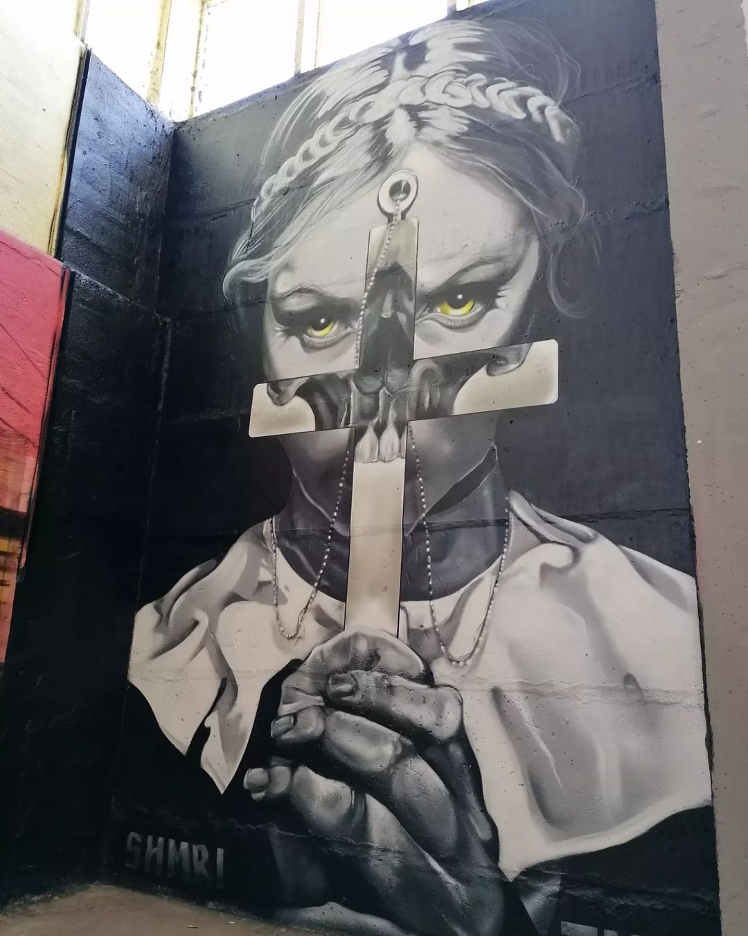 Post Graffiti by SHMRI in Leipzig, Germany | STREET ART UTOPIA