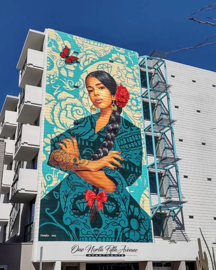 The Empowered Woman – Mural by Ignacio Garcia in Tucson, Arizona ...