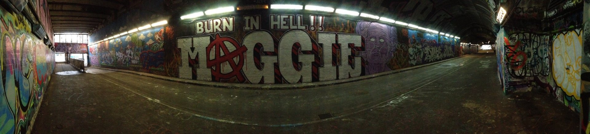 Burn In Hell Maggie | STREET ART UTOPIA