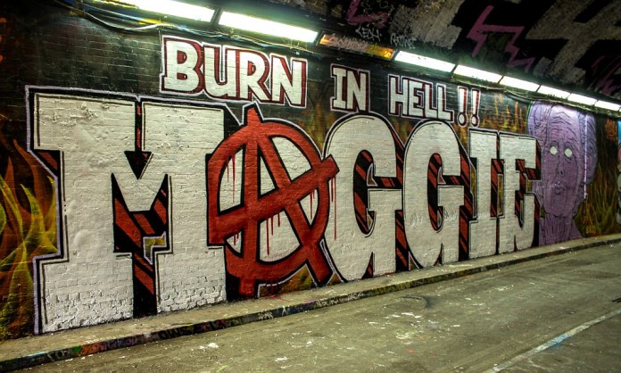 Burn In Hell Maggie | STREET ART UTOPIA