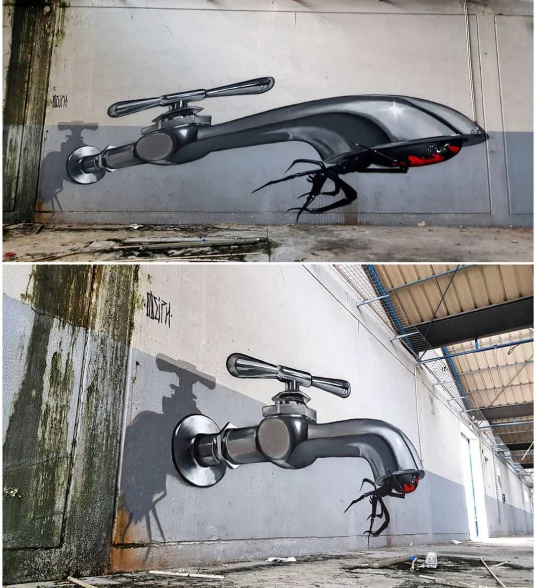 Master of Illusion!: 19 Jaw-Dropping 3D Graffiti Pieces by Odeith ...