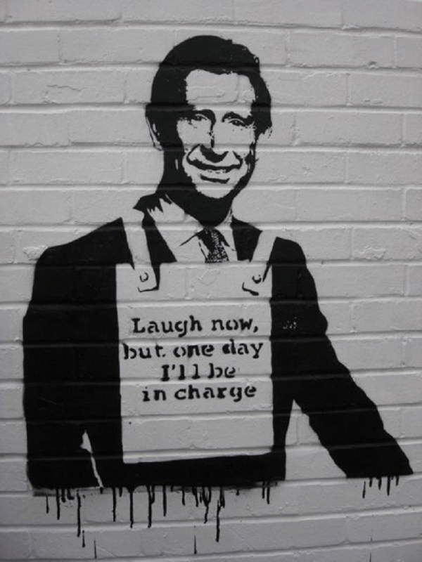 Laugh now, but one day I’ll be in charge | STREET ART UTOPIA