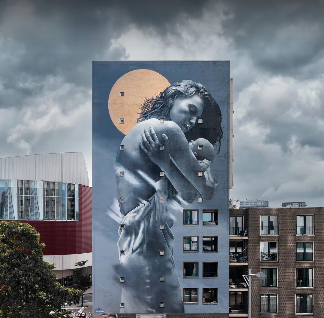 4 pics: ‘Brightness through the clouds of cancer’ – Mural by JDL in ...