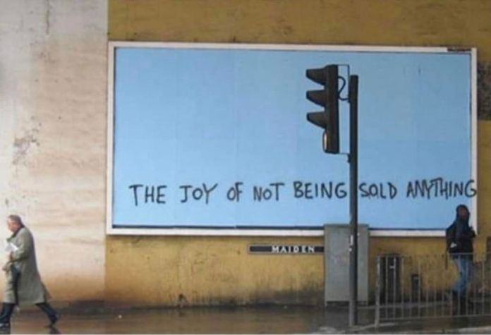 The joy of not being sold anything | STREET ART UTOPIA