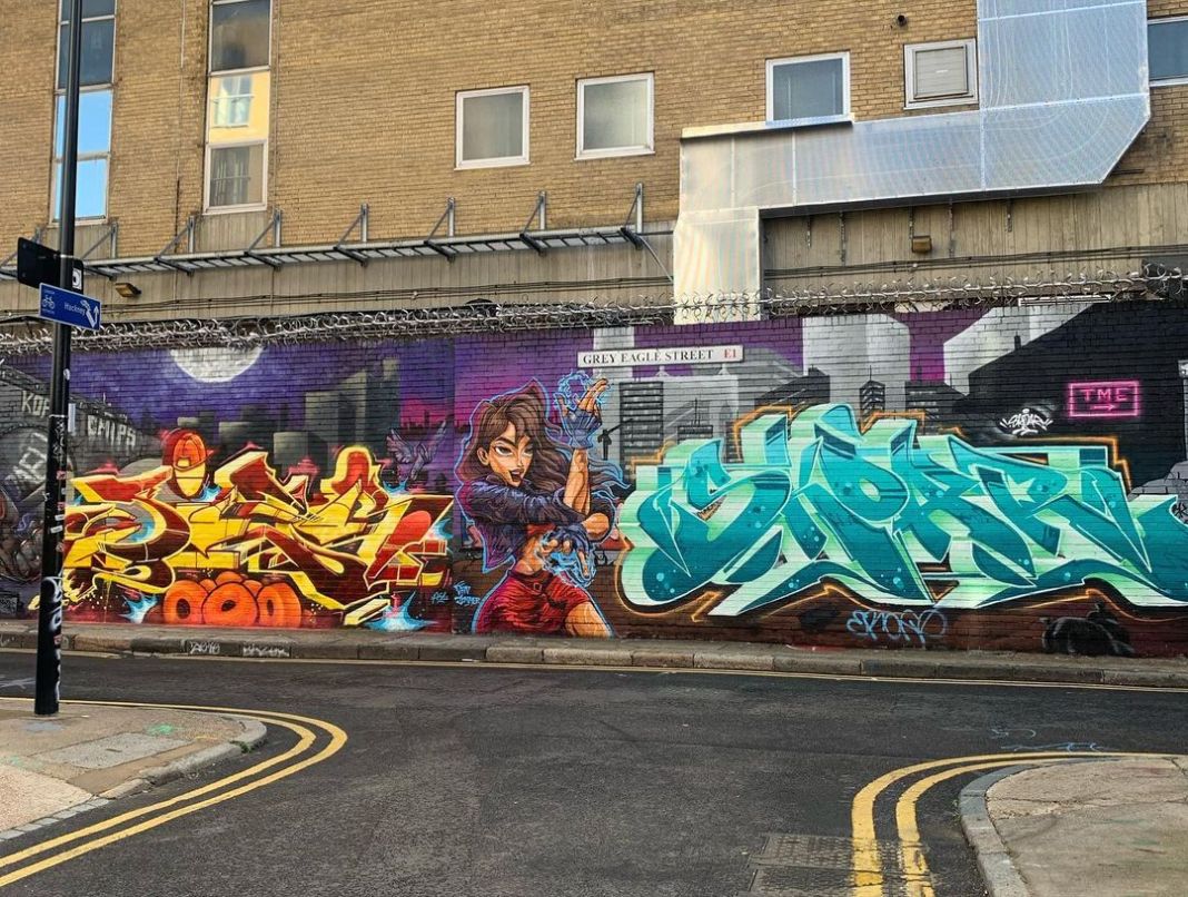Mural of Blaze from Streets Of Rage by Van Jimmer in London | STREET ...