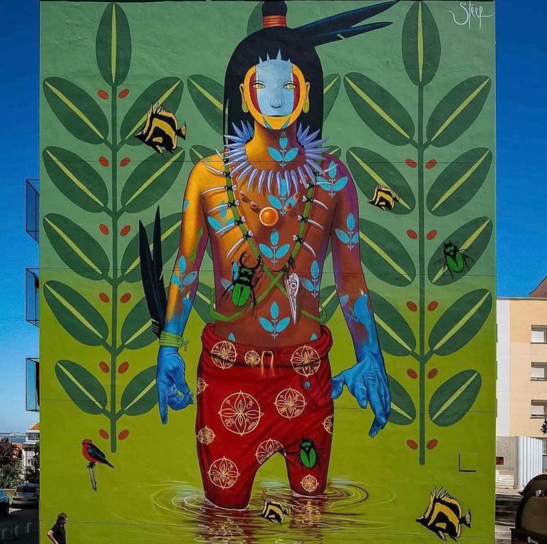 6 Murals by STEEP: A Cultural and Visual Journey | STREET ART UTOPIA