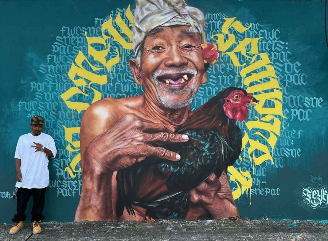 Mural of a Old Man by Johny Carlos in Aracaju, Brazil (3 photos ...