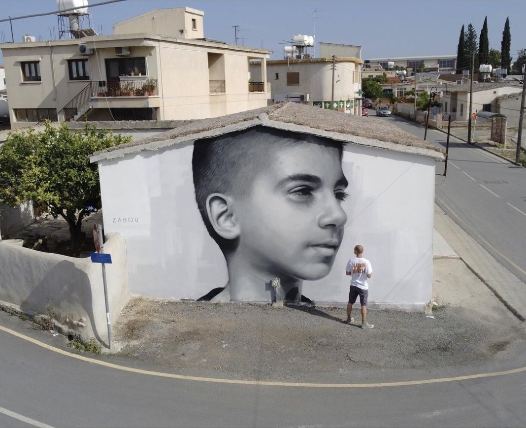“Andreas” by ZABOU in Athienou, Cyprus | STREET ART UTOPIA