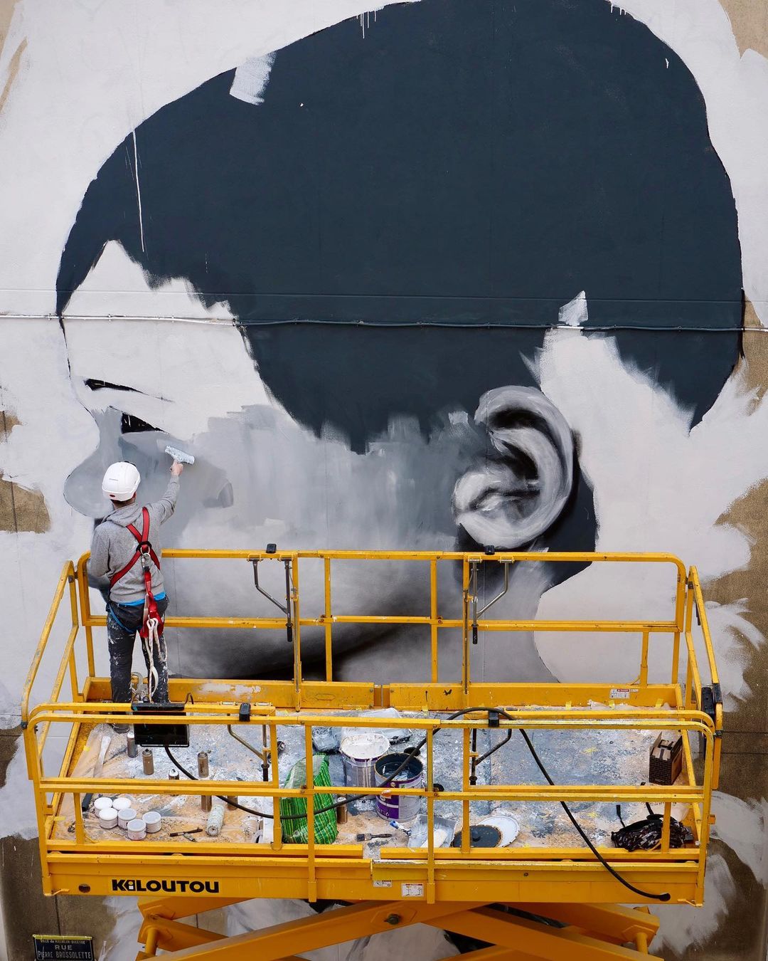 Mural by Clément Herrmann: Celebrating Childhood on the Façade of ...