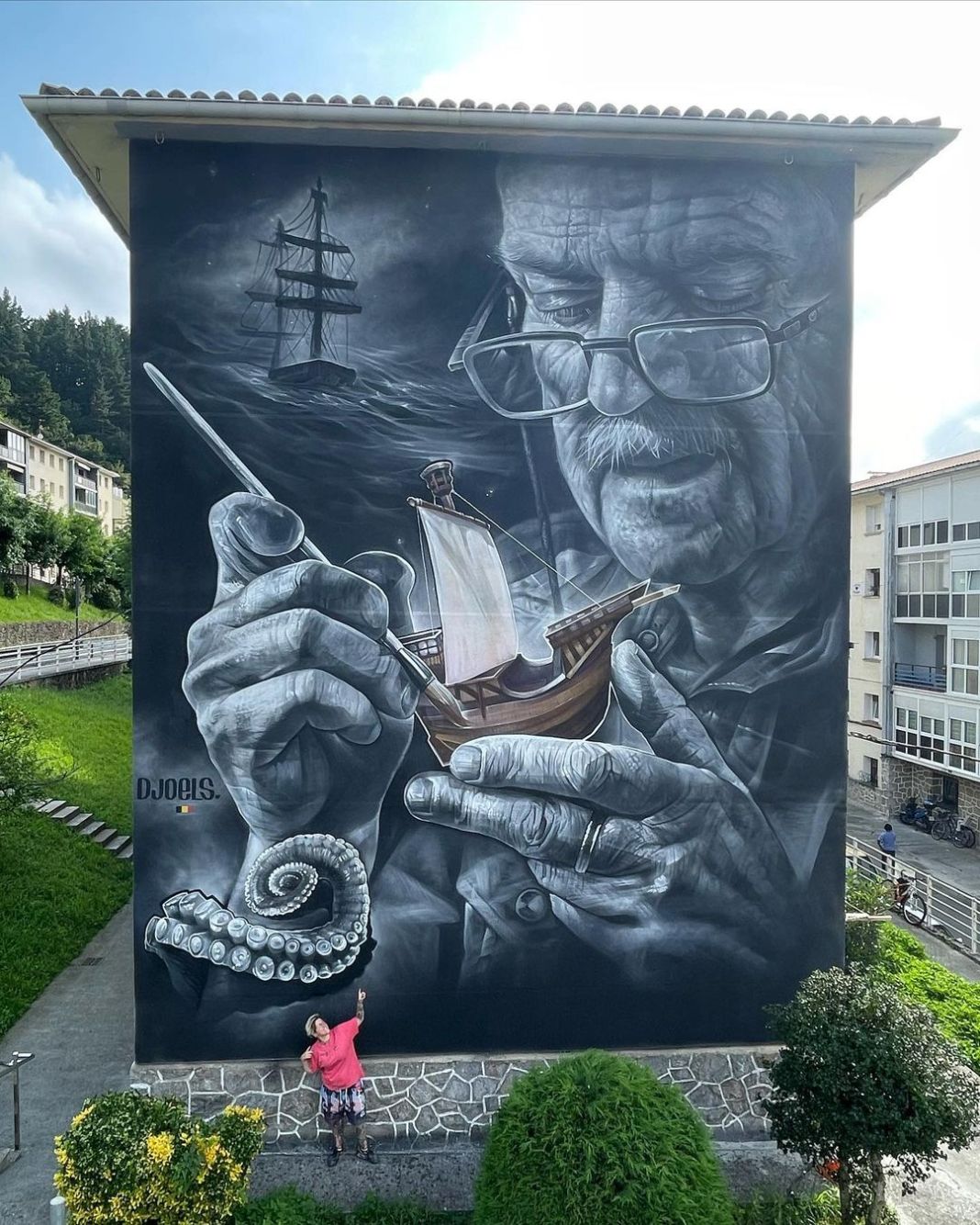 Life at sea – Mural by Djoels in Basque Country (5 photos) | STREET ART ...