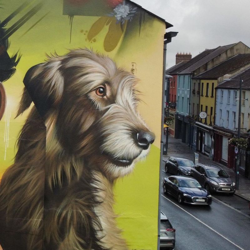 “The Hound of Ulster“ – Modern Mythology: Mural by Mister Copy in ...
