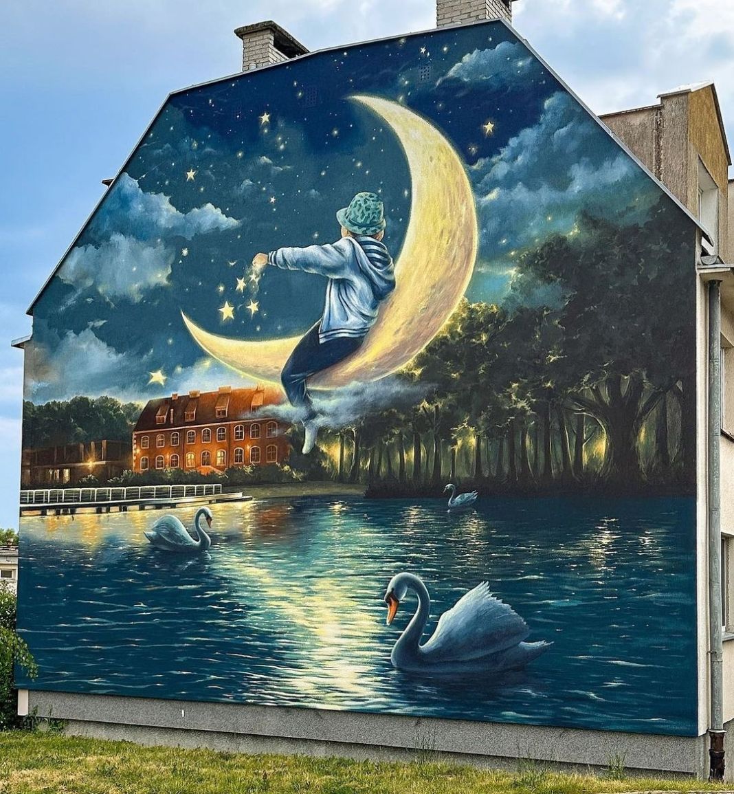 Mural by Rafał Zabuski in Szczecinek, Poland | STREET ART UTOPIA