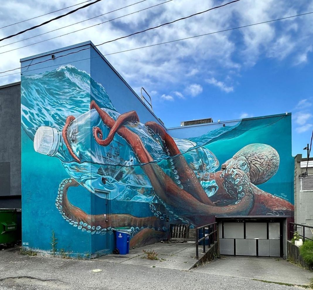 4 Photos of Octopus Mural by Tyler Toews in Vancouver, Canada | STREET ...