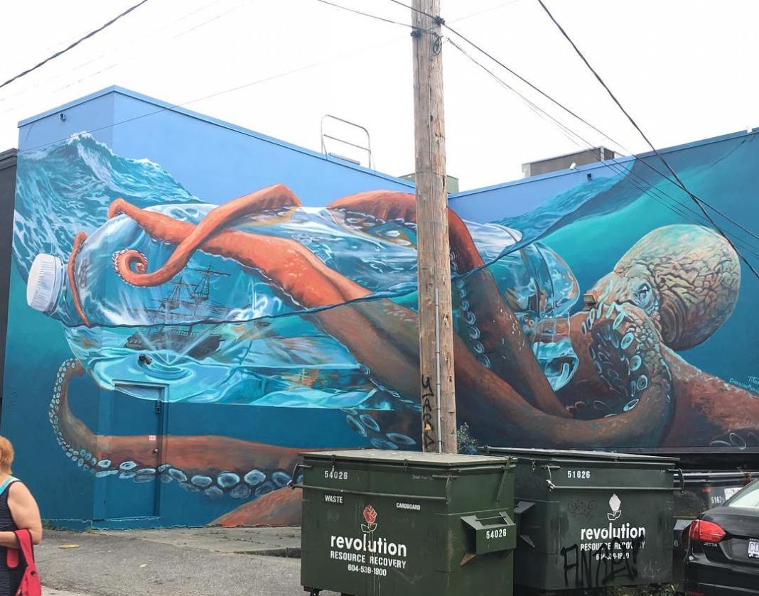 4 Photos of Octopus Mural by Tyler Toews in Vancouver, Canada | STREET ...