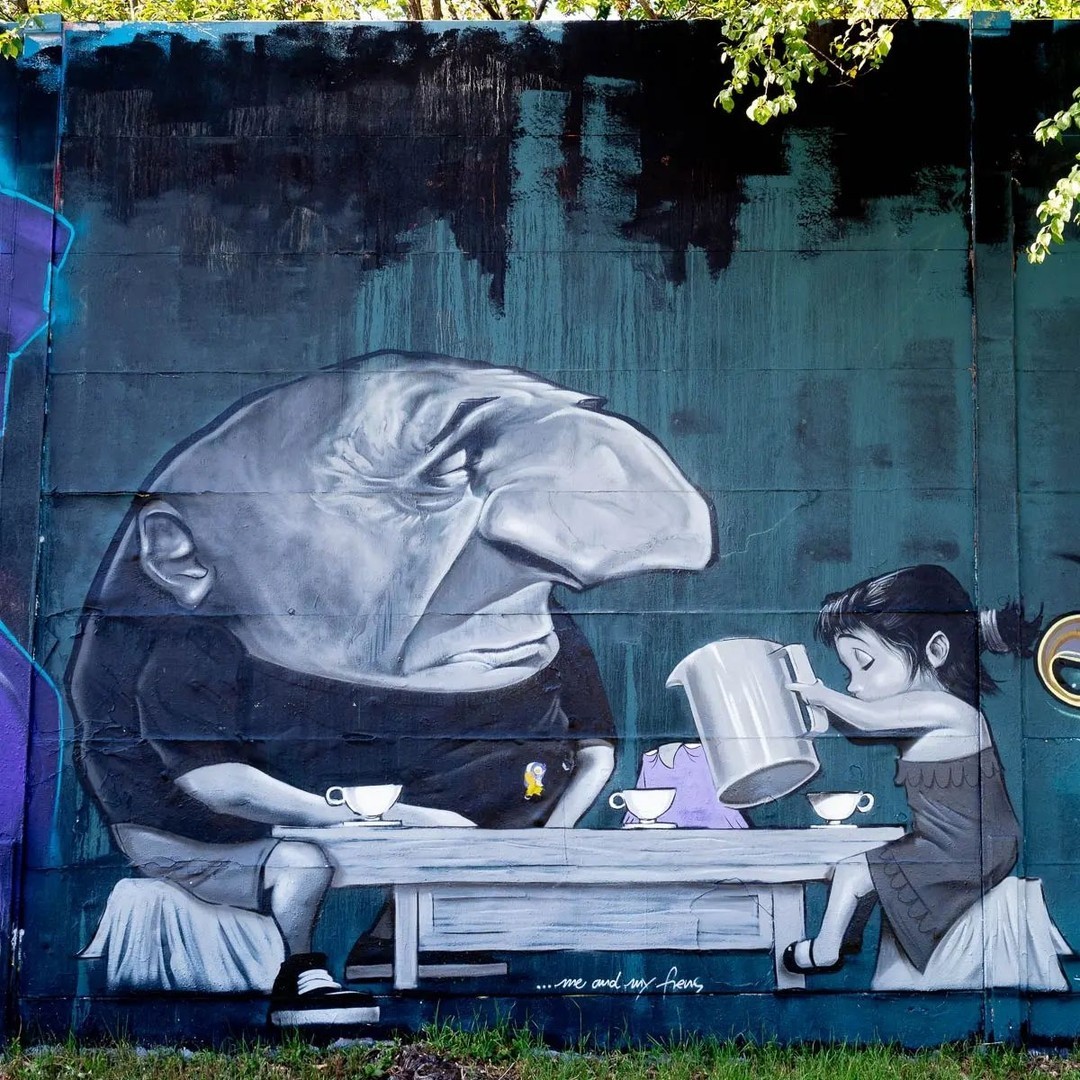 Mural by Spk38 in Darmstadt, Germany | STREET ART UTOPIA