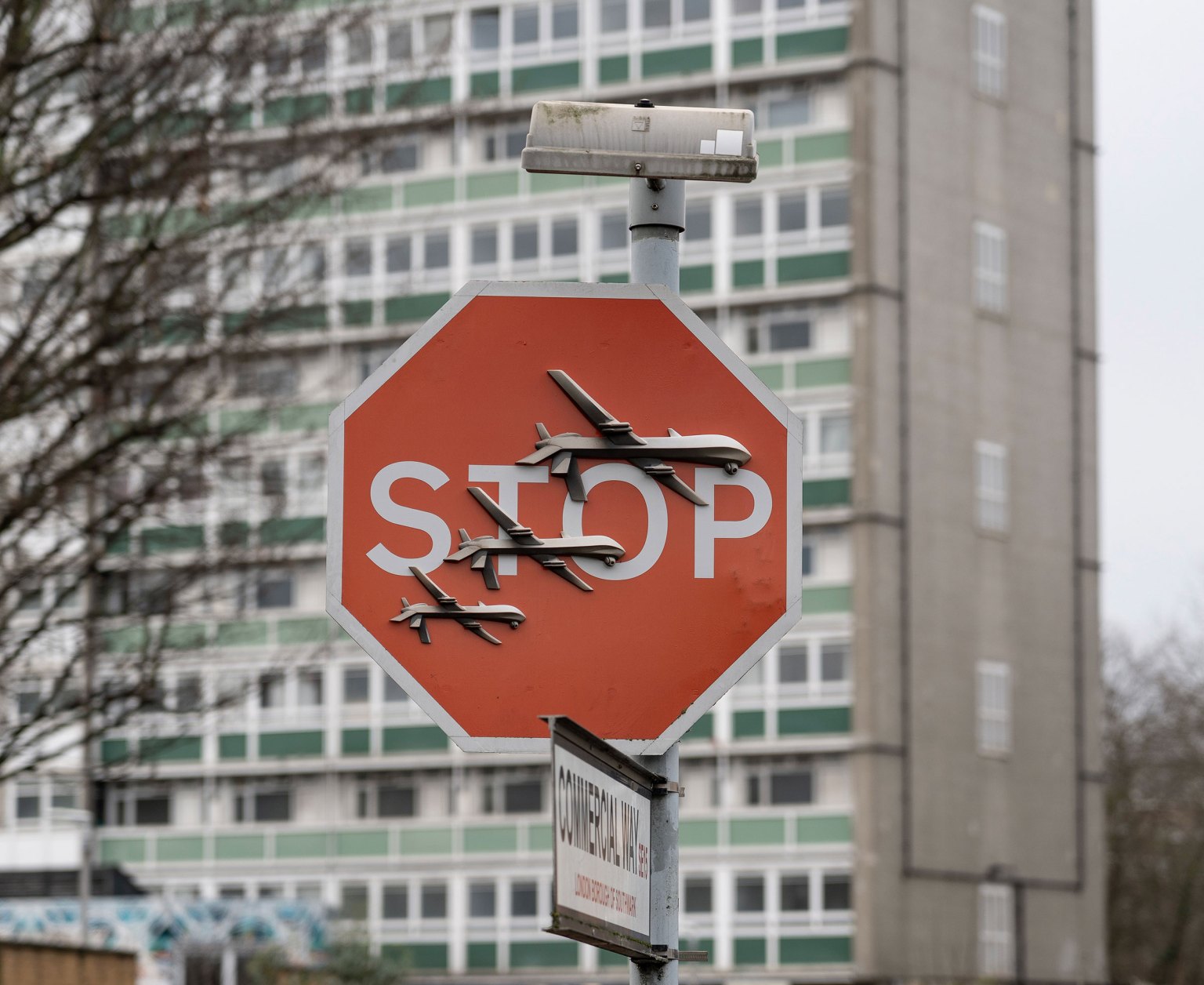 Stop War – Banksy on War Drones | STREET ART UTOPIA