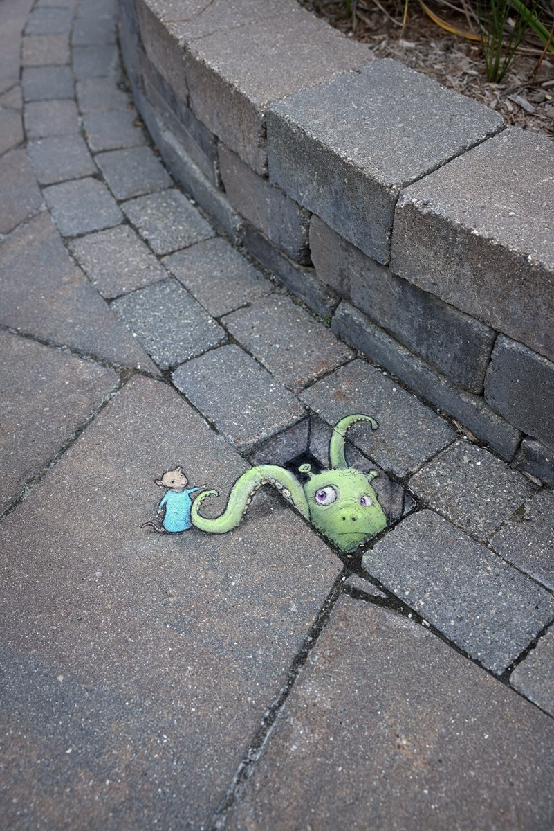 Cute Art By David Zinn (14 Photos) - STREET ART UTOPIA