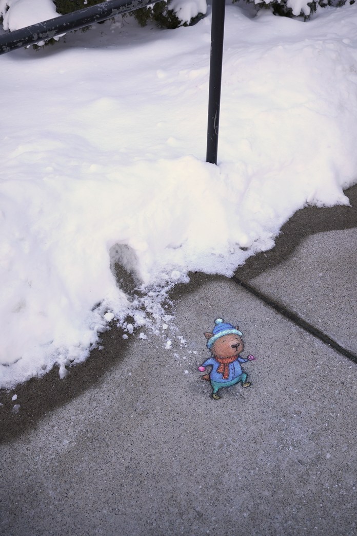 Chalk Art by David Zinn in Michigan, USA | STREET ART UTOPIA